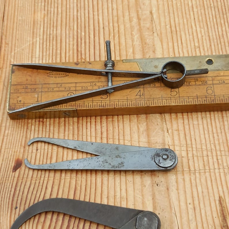 Vintage Engineer's Drawing Instruments: Calipers and Dividers - Etsy