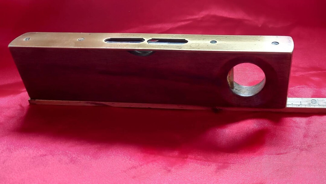 Antique Walnut Spirit Level With Brass Details, Circa 1830 - Etsy