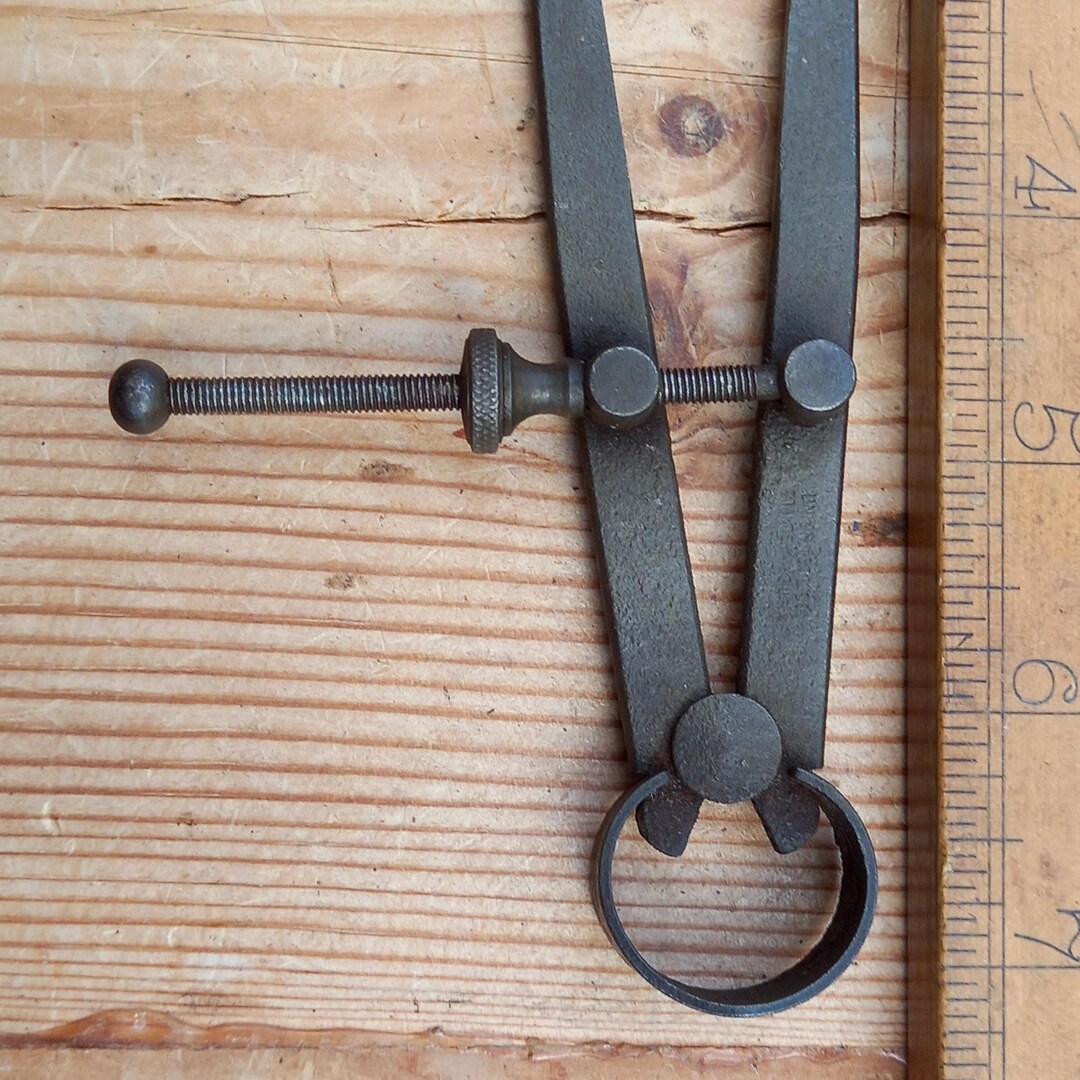 Antique Iron Flat Leg Dividers - Union Made USA - Etsy