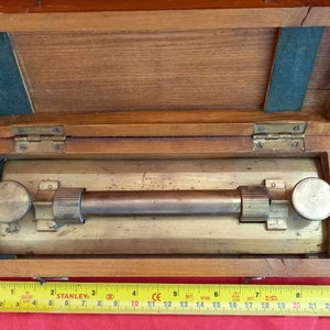 Antique Rolling Map Measurer in Brass With Original Box. Vintage ...