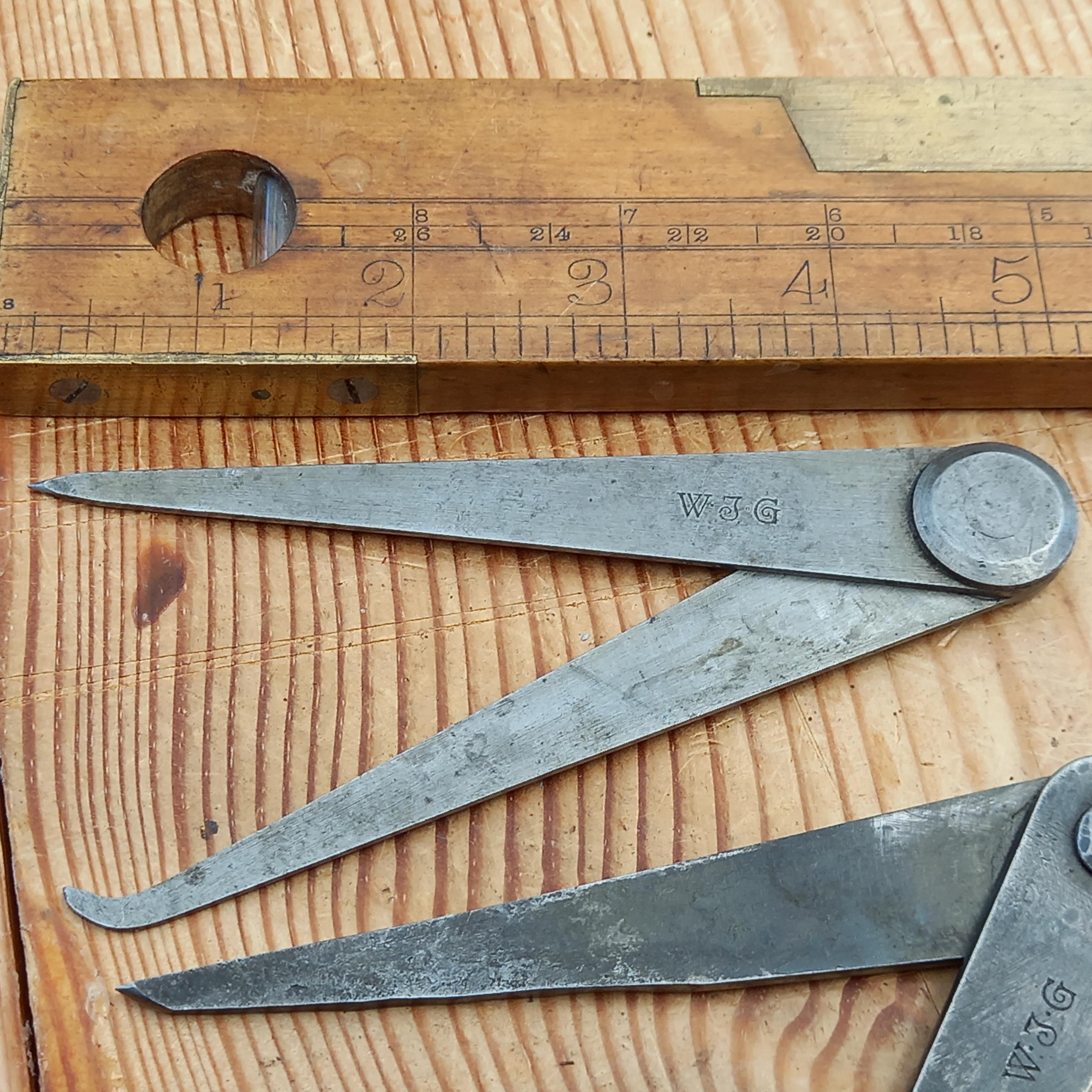 Antique W.J.G Calipers: Vintage Drawing Instruments, Set of 3 - Etsy
