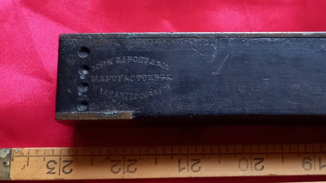 Rare Early Spirit Level John Rabone and Son,possibly One of the First ...