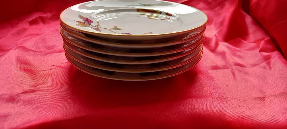 Set of Six Royal Worcester 6 and Half Inch Side Plates Evesham, All ...