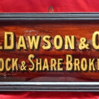 Hand Painted and Gold Gilded Personalised Glass Sign - Etsy