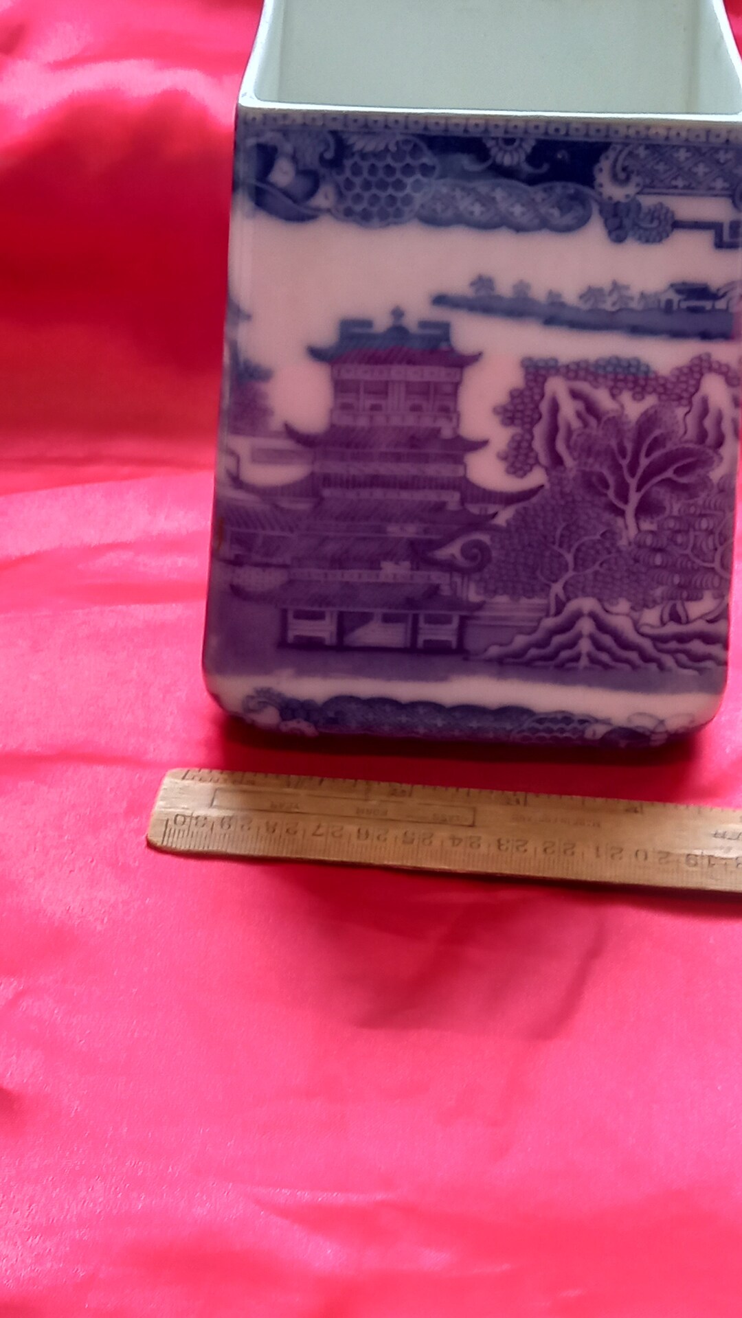 Ringtons Tea Caddy Made by Mailing Pottery 1928 With the Willow ...