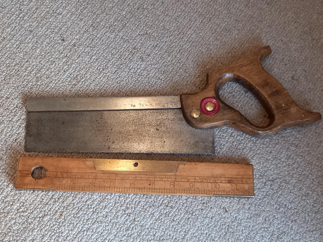 Vintage Tyzack 10 Inch Tenon Saw in Good Used Condition, Steel Back ...