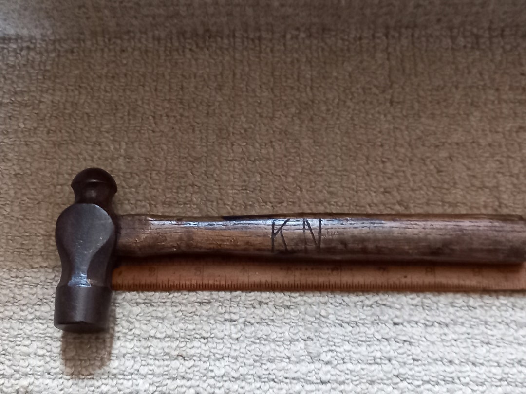 Vintage Small Ball Pien Hammer 10 Inches Long Handle and Weights 418g ...