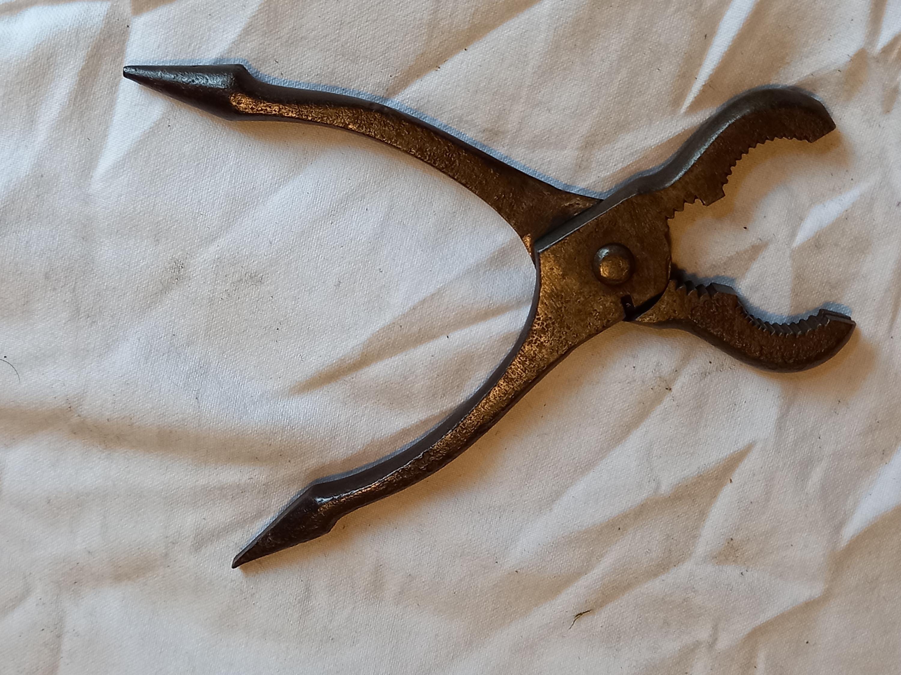Antique Gas Fitting Pliers: Vintage Tool Box Addition - Etsy