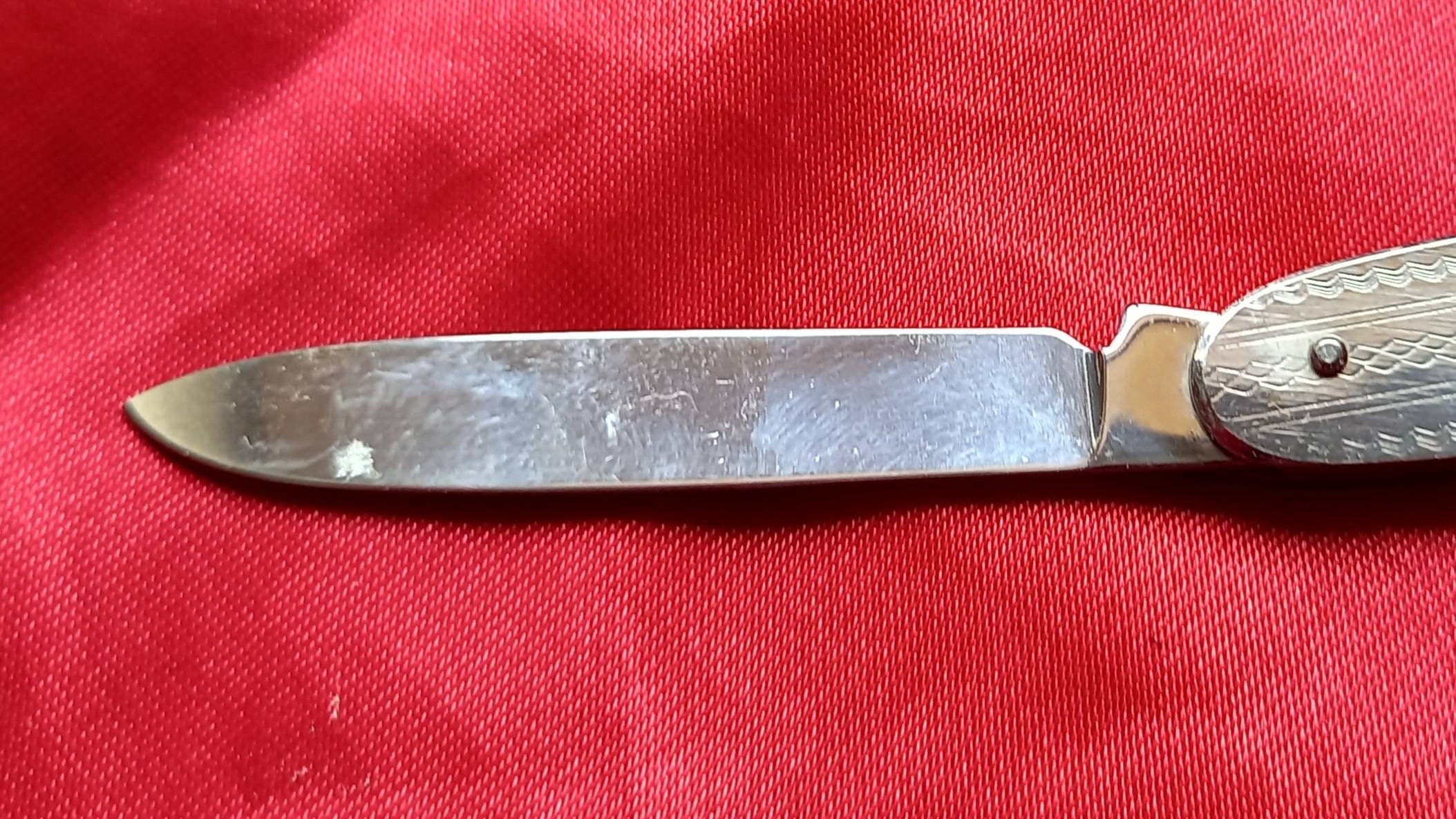 Vintage Steel Blade Pen Knife Vintage Penknife With Keyring - Etsy