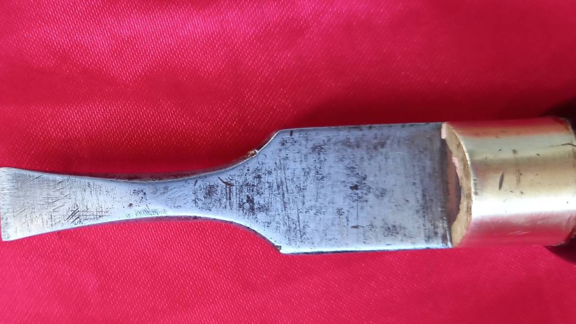 Rare Antique Footprint Gun Smith Turn Screw, Brass Furrel Tear Drop ...