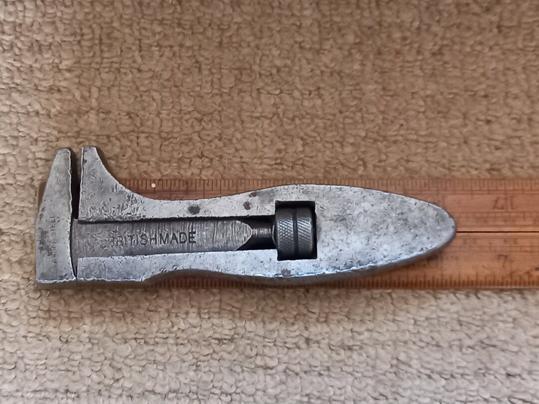 Vintage British Made Adjustable Spanner Made of Droped Steel With Broad ...