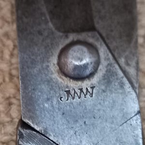 Antique Vintage Blacksmith Made Tin Snips Made of Wrought Iron in Good ...