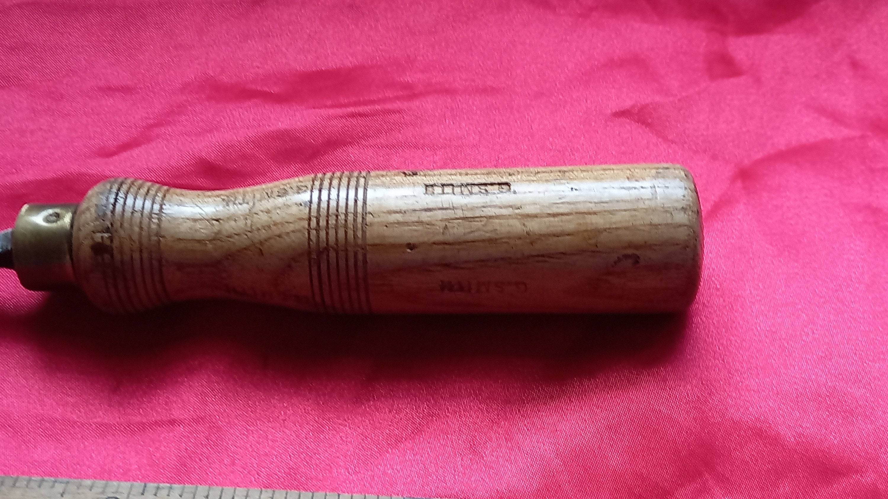 Vintage Tyzack Chisel Blade Eight and a Half Inches Long Ash Handles ...