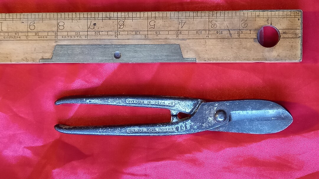 Vintage Tin Snips for Cutting Shapes Maker Gilbow Tools Co Ltd,made in ...
