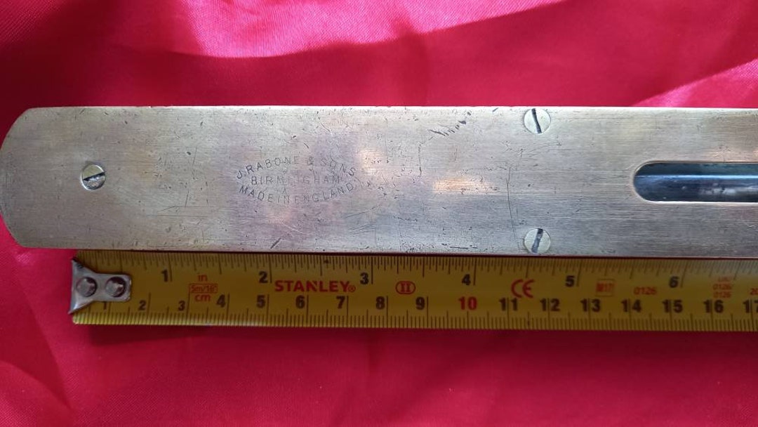 Antique Victorian Spirit Level Antique Long Spirit Level 14 In. Spirit ...
