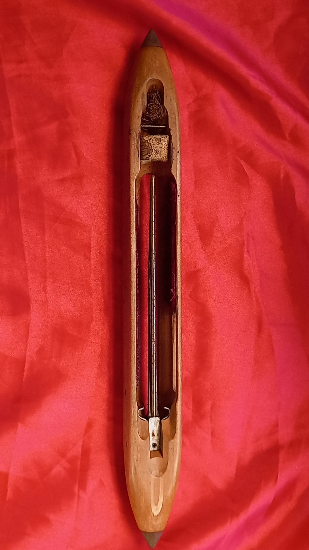 Vintage Weaving Shuttle Seventeen and Half Inches Long in Good ...