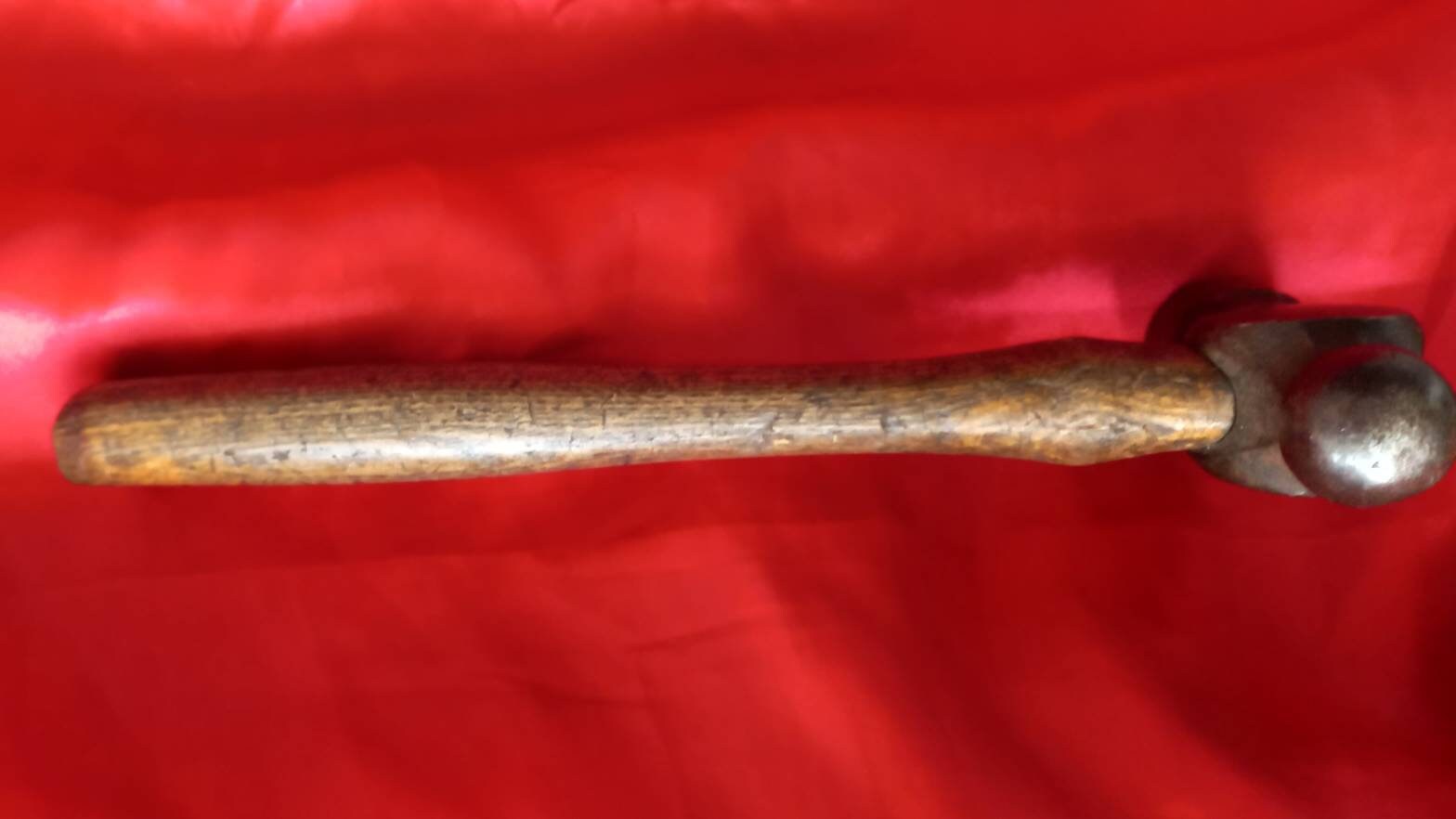 Vintage Solid Steel Tonga Hammer Ball Peen Hickory Shaft 1 and Half ...
