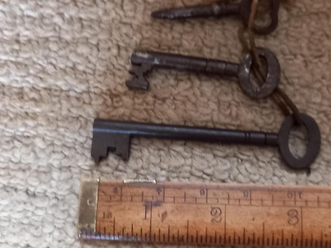 Antique Cast Steel Keys - Circa 1870s - Locksmith Made, Set of 3 - Etsy