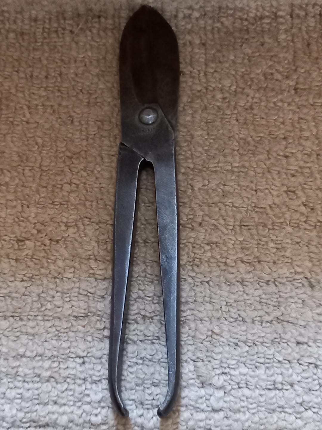 Antique Vintage Blacksmith Made Tin Snips Made of Wrought Iron in Good ...