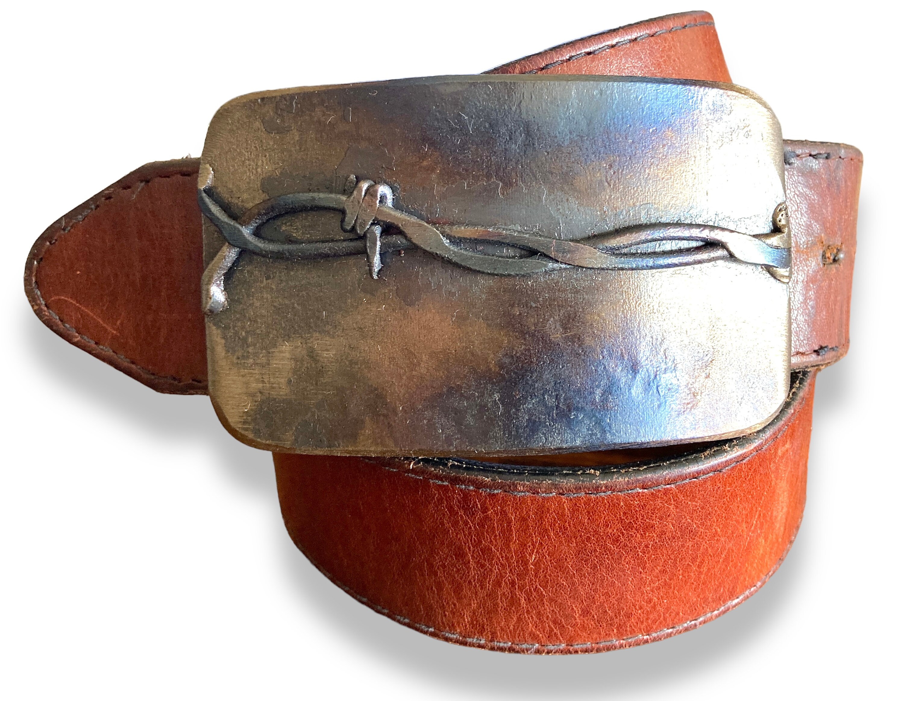 Barbed Wire Belt Buckle - Etsy
