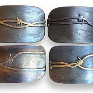 Barbed Wire Belt Buckle - Etsy