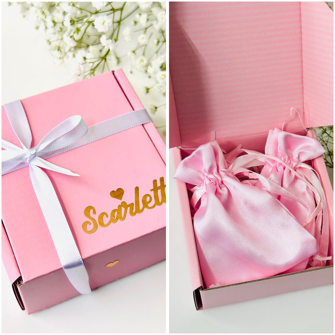 Petite Love Gift Box – Personalized Jewelry Surprise Gift Box – Pink ...