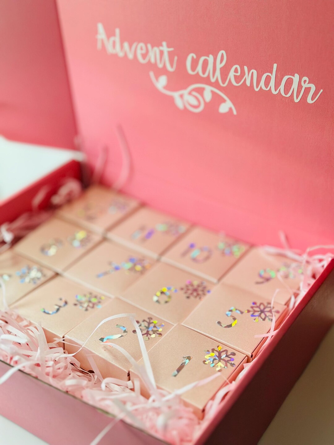 Advent Calendar of Jewelry and Accessories -24 Pieces of Jewelry and ...
