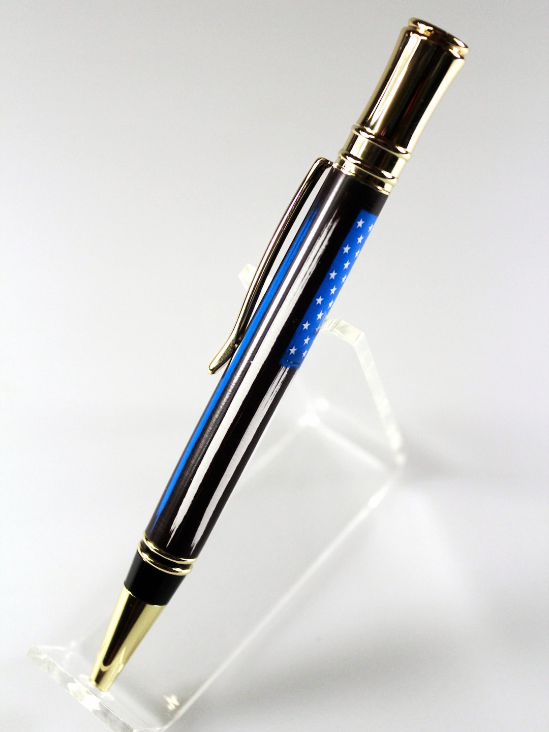 Police Officer Gift - Thin Blue Line Ballpoint Pen - Honor Our 1st ...