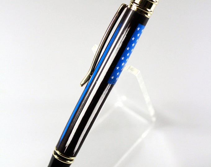 Police Officer Gift - Thin Blue Line Ballpoint Pen - Honor Our 1st ...