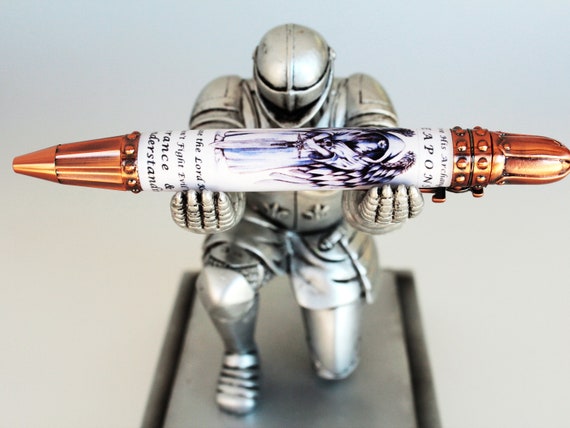 Spiritual Knights Armor Twist Pen Archangel Why God Gave | Etsy