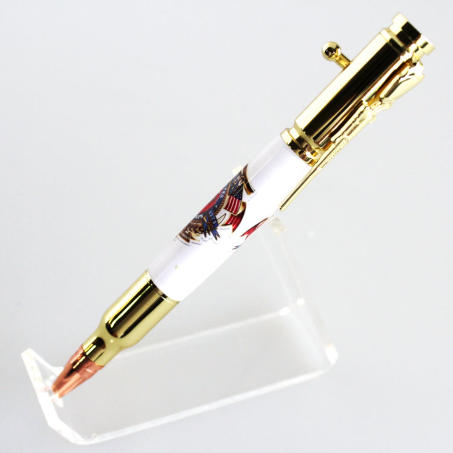 Handcrafted Pen With Custom USMC Decal Barrel Bolt Action 30 Caliber ...