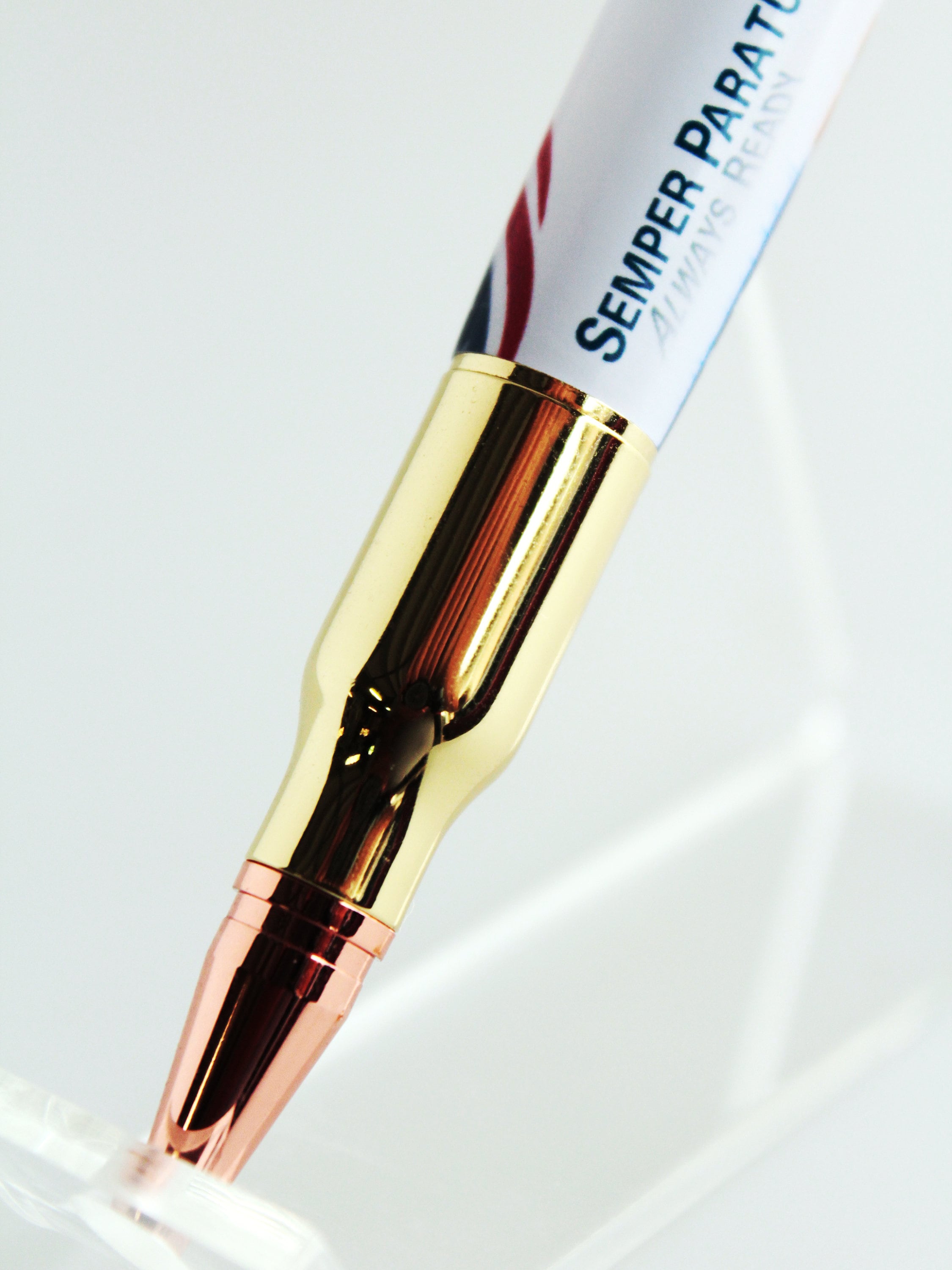 US Coast Guard Emblem Bolt Action Pen - Motto - American Flag Banner ...