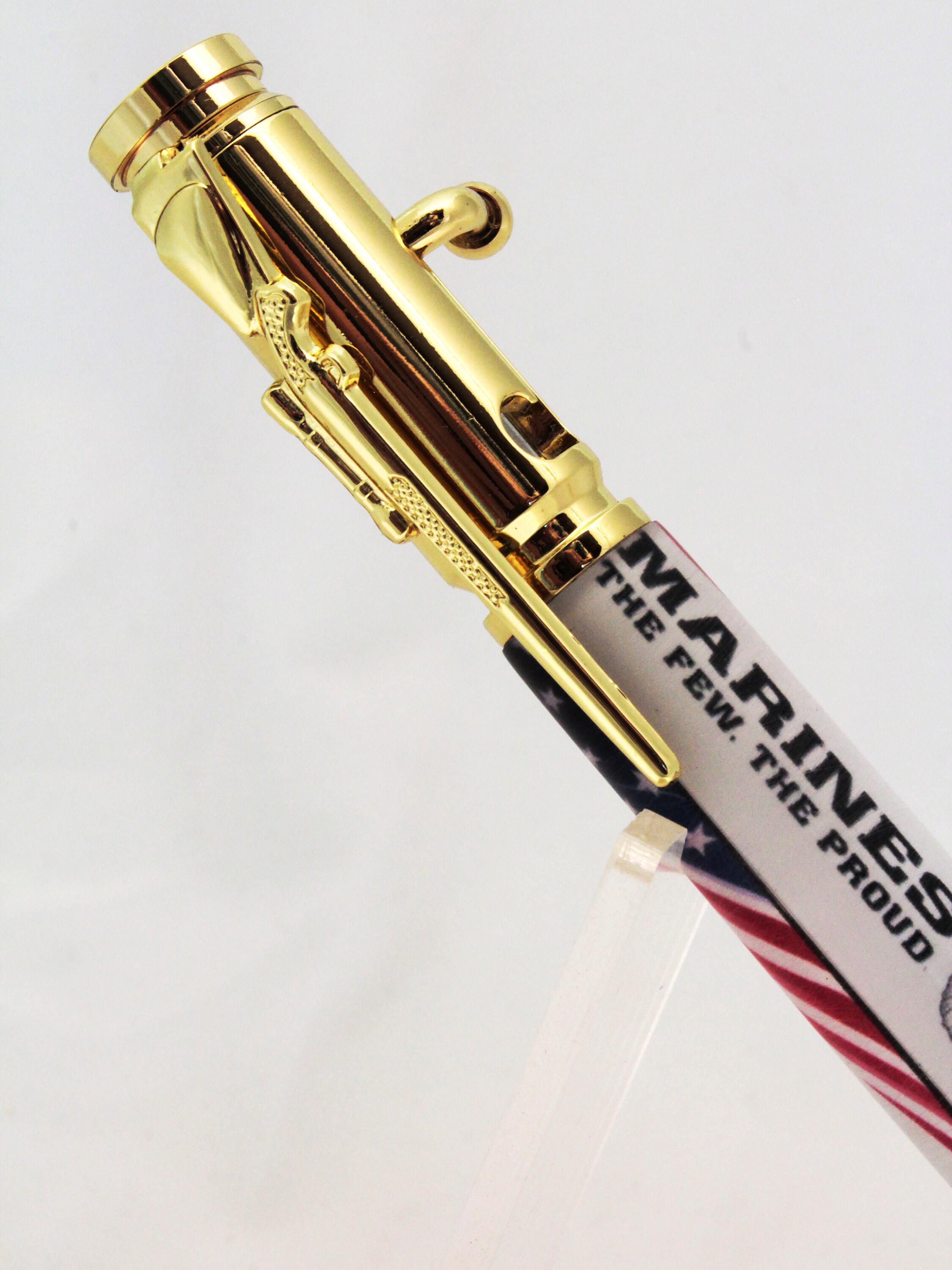 Bolt Action Pen USMC Artist Eagle Globe & Anchor Marine Slogan ...