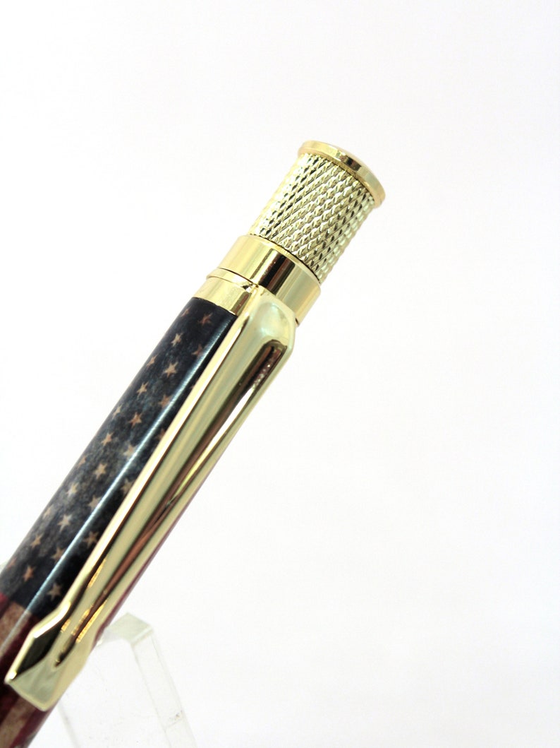 USMC Ballpoint Pen - Antique American Flag With Eagle Globe and Anchor ...