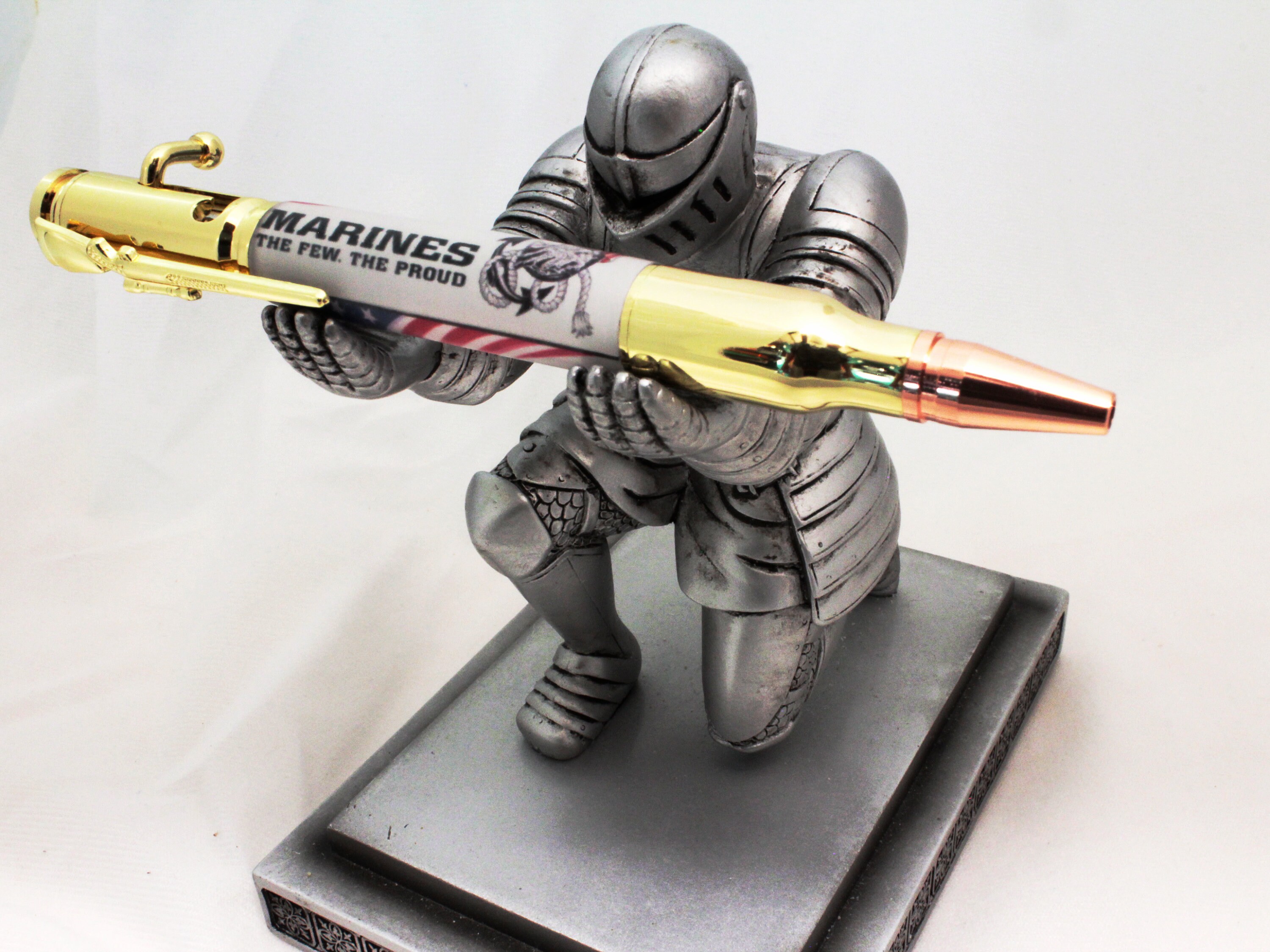 Bolt Action Pen USMC Artist Eagle Globe & Anchor Marine Slogan ...