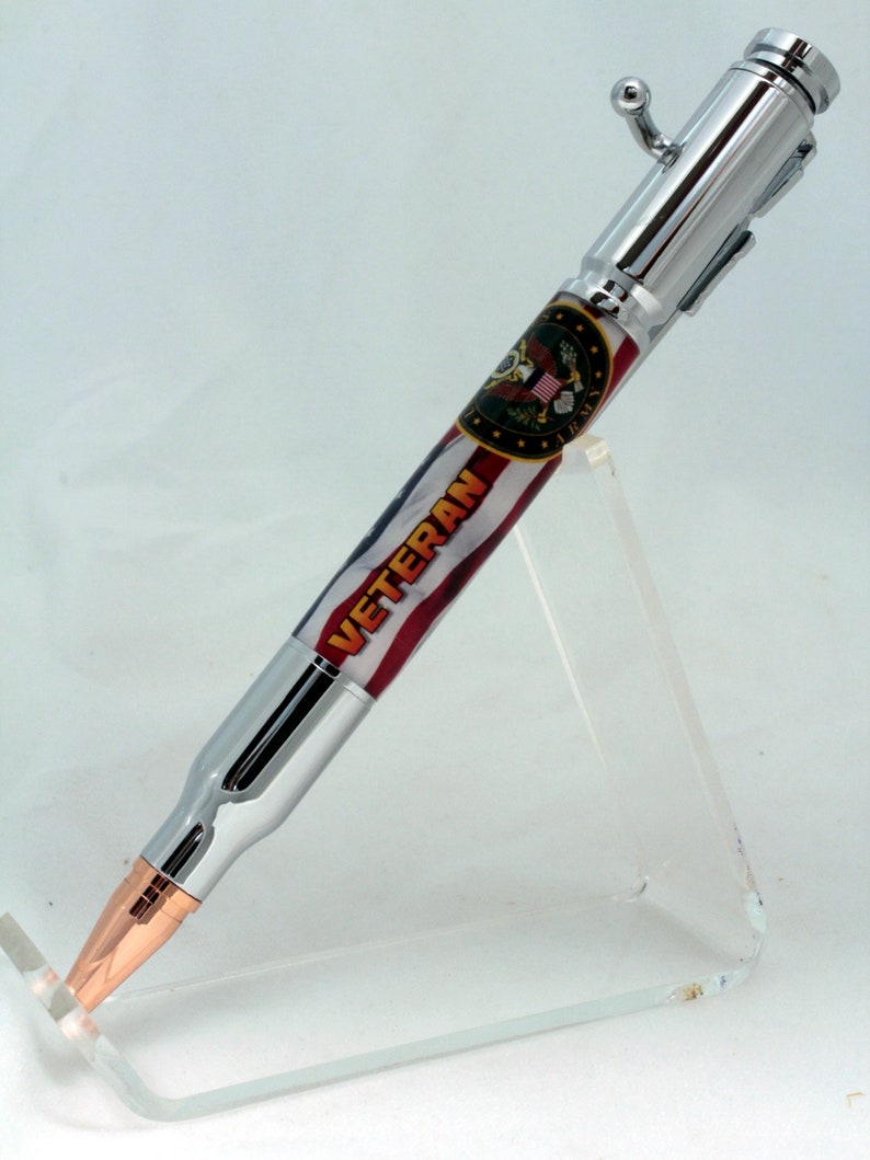 Custom Pen With US Army Service Emblem and Cool Veteran Text - Etsy