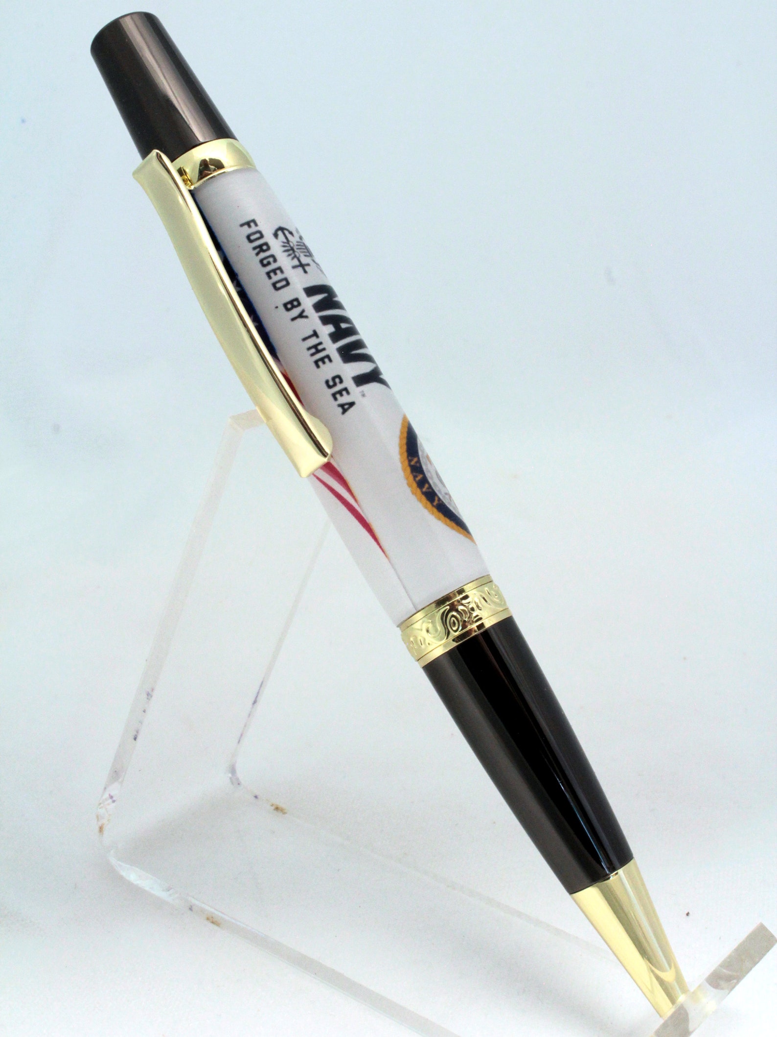 US Navy Pen Handmade – Sierra Twist Ballpoint – Forged by the Sea ...