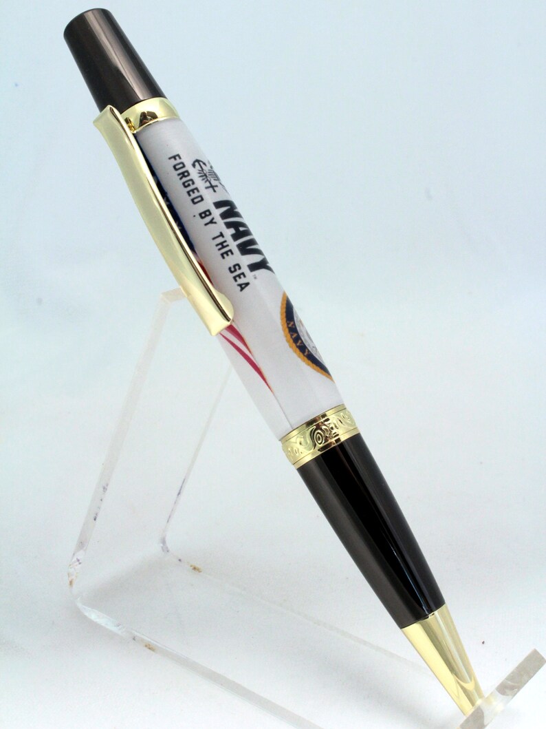 US Navy Pen Handmade – Sierra Twist Ballpoint – Forged by the Sea ...