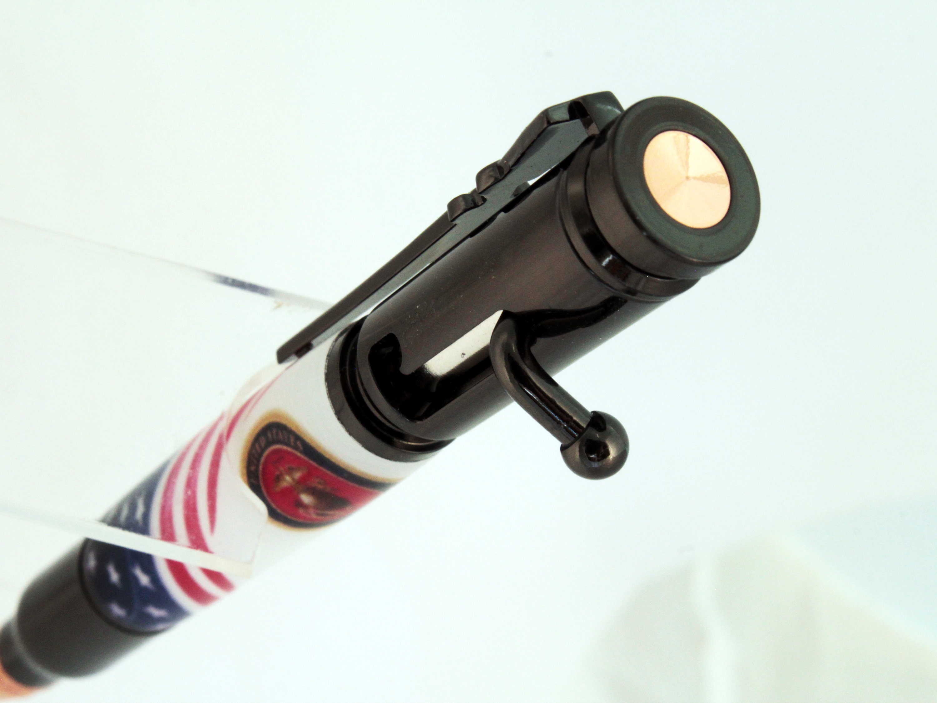 Bolt Action Pen With USMC Vietnam Service Ribbon Bolt Action 30 Caliber ...