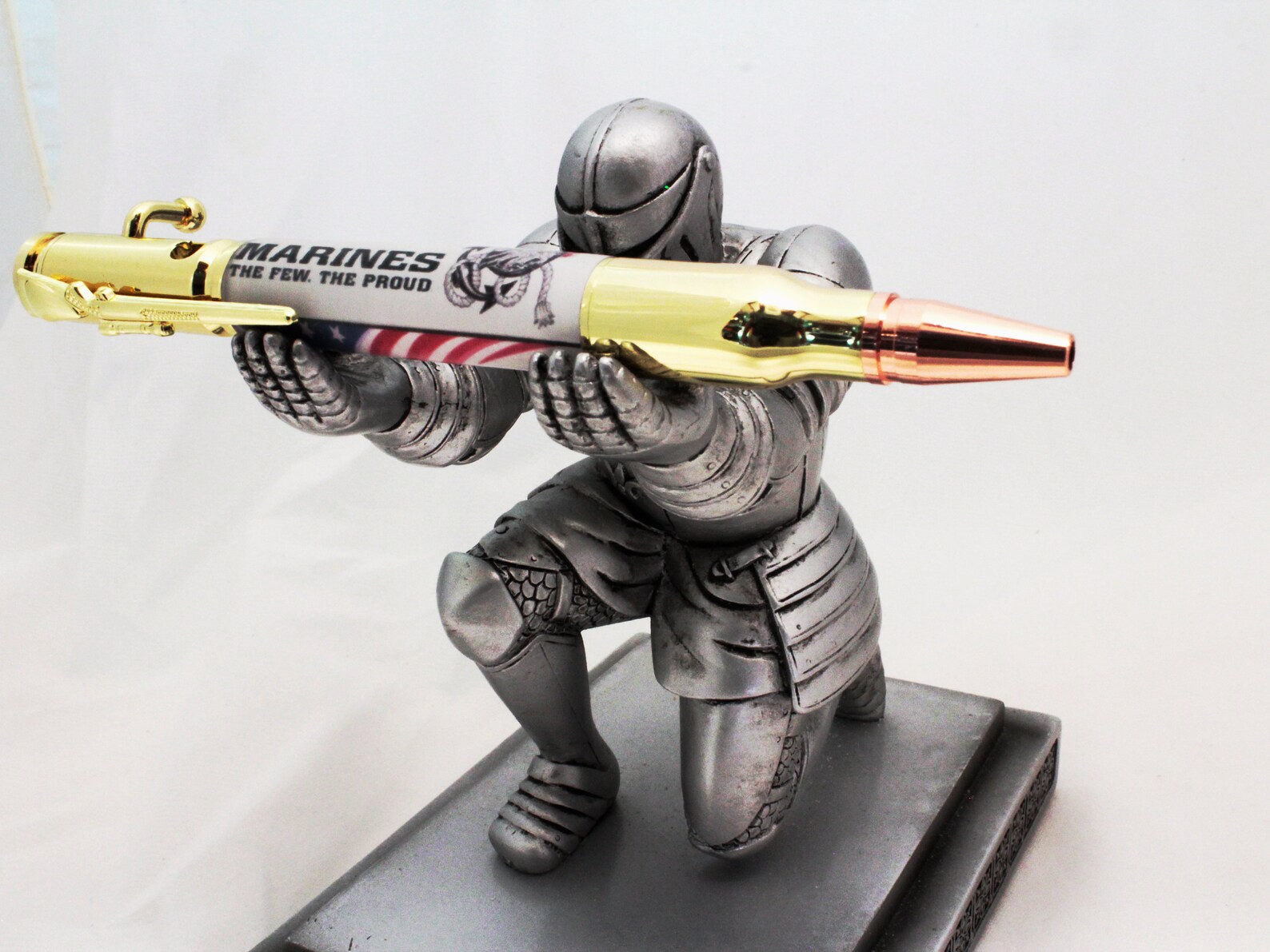 Bolt Action Pen USMC Artist Eagle Globe & Anchor Marine Slogan ...
