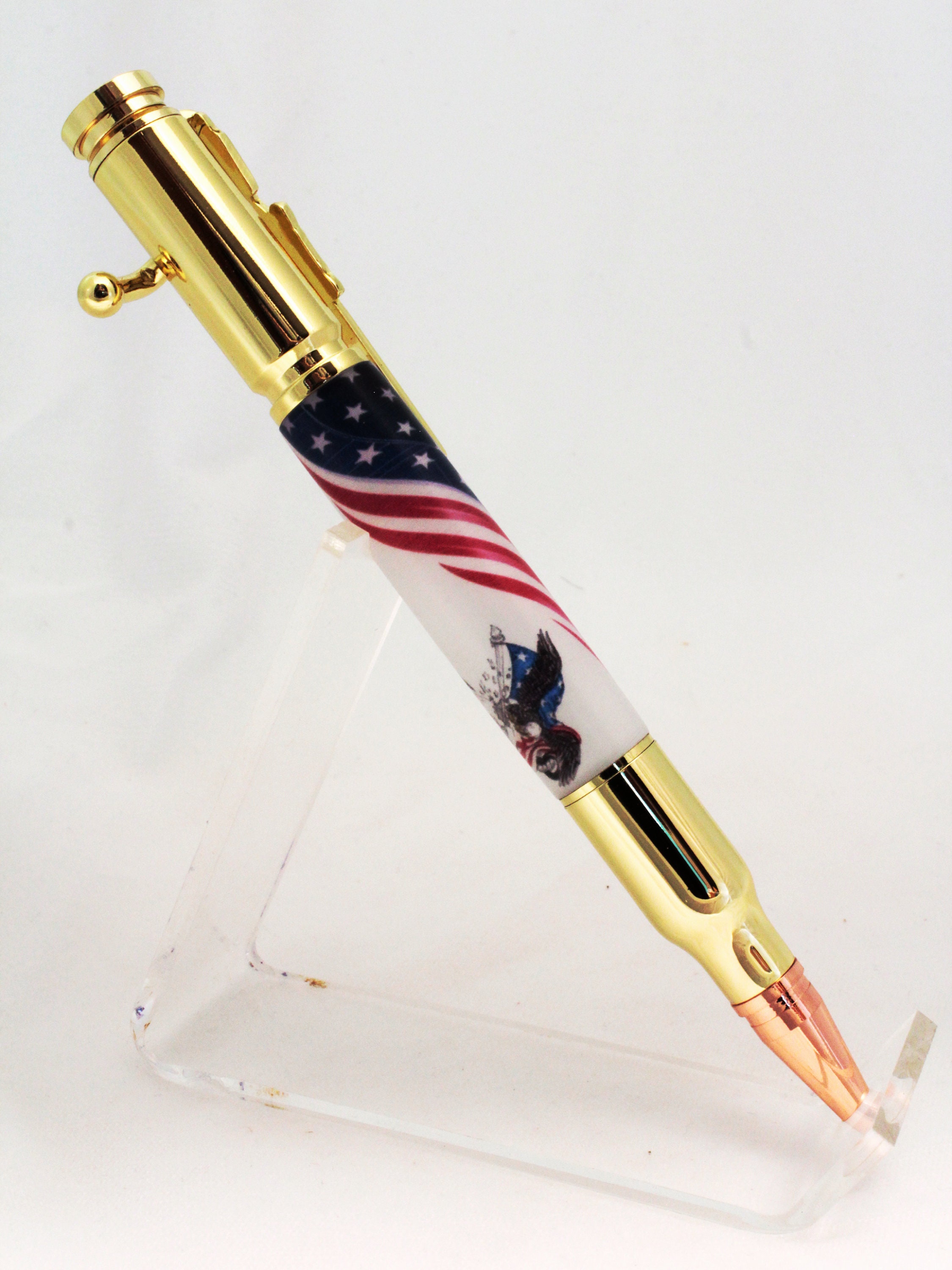 Bolt Action Pen USMC Artist Eagle Globe & Anchor Marine Slogan ...