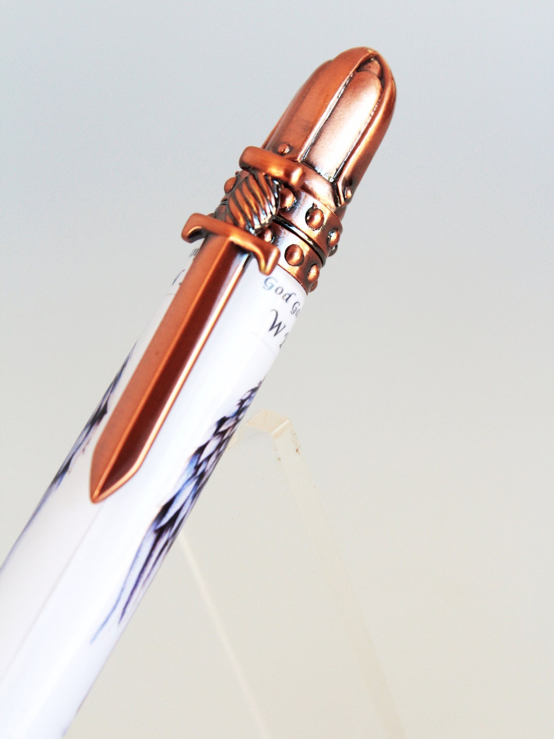 Spiritual Knights Armor Twist Pen Archangel Why God Gave | Etsy