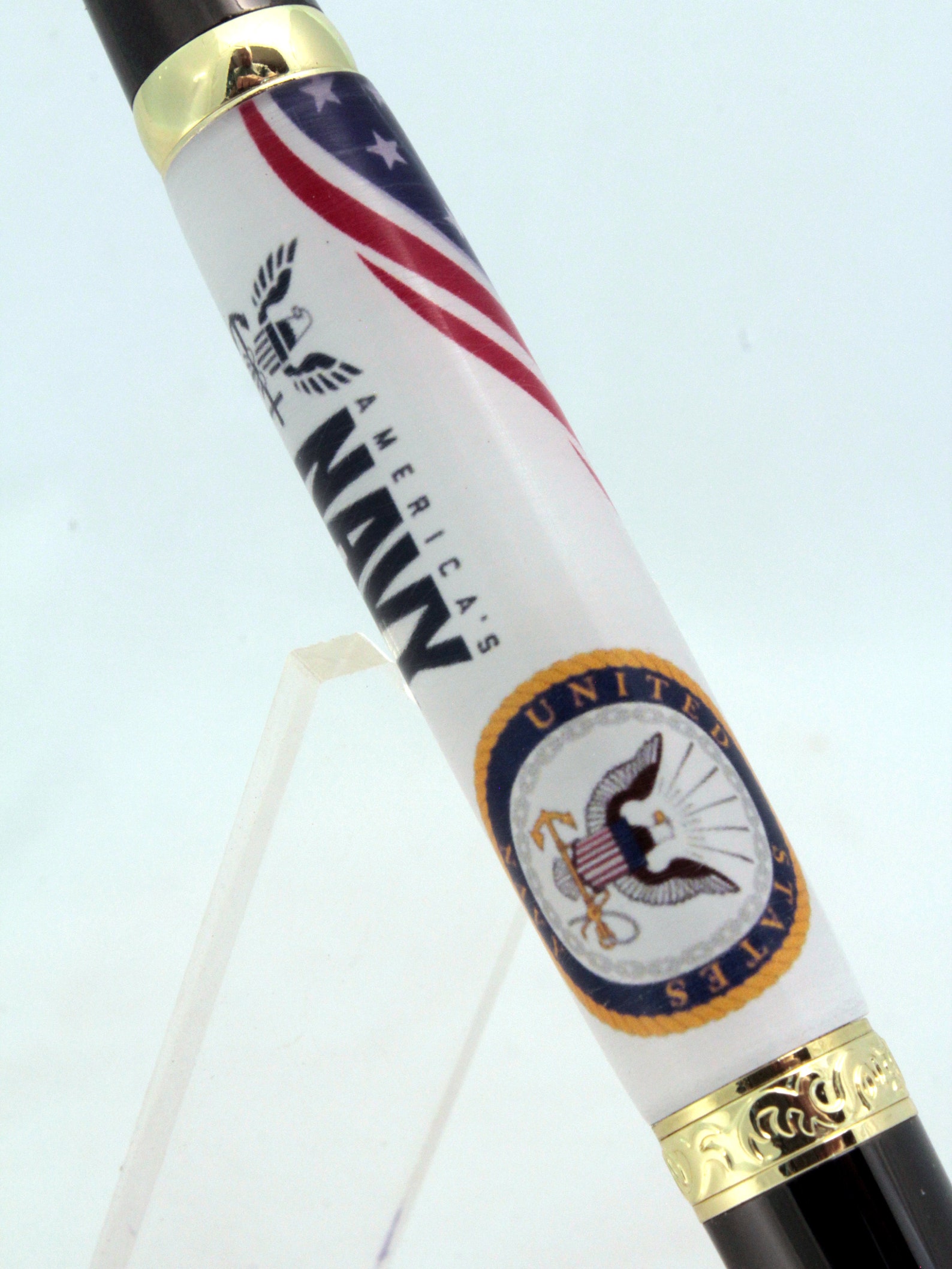 USN - "america's Navy Forged by the Sea" Classic Twist Ballpoint Pen - Etsy