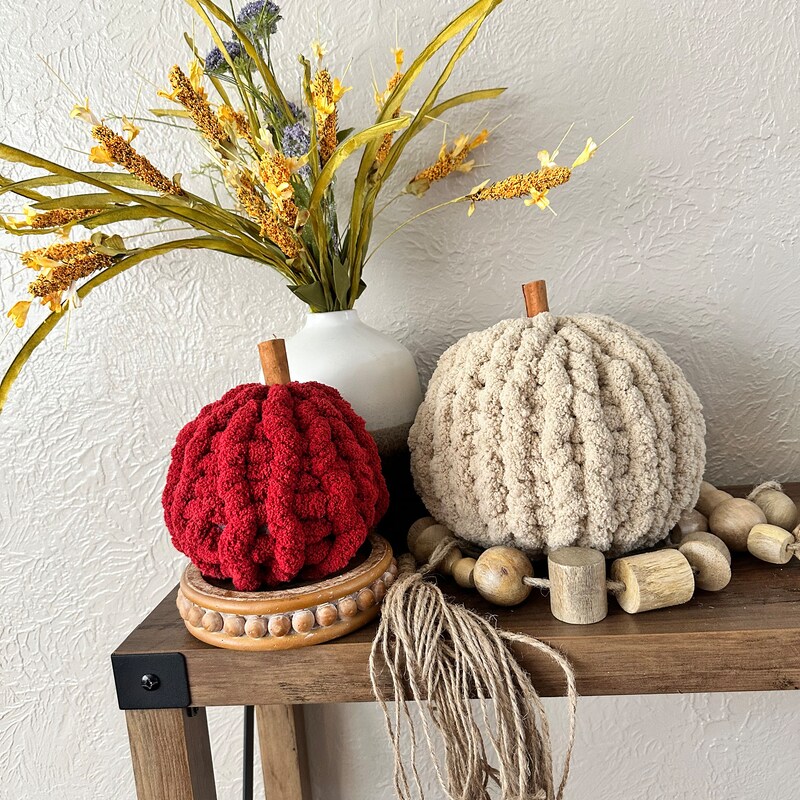 Chunky Yarn Pumpkin - Etsy