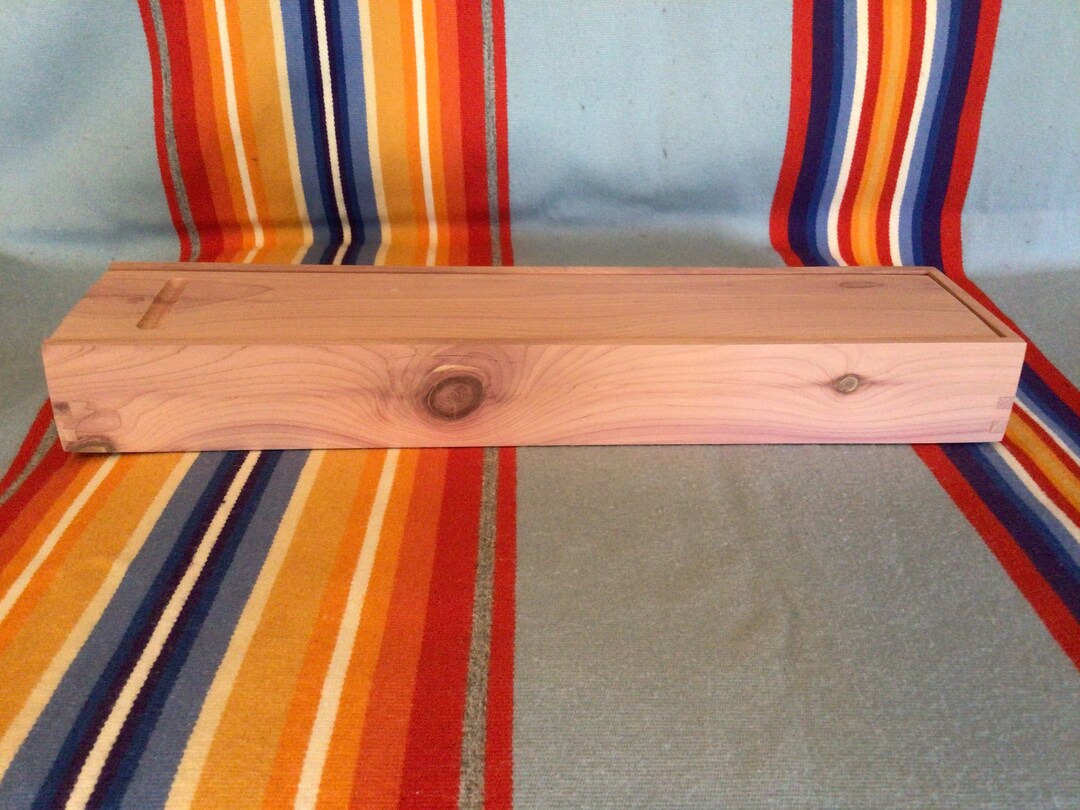 Osage Made Native American Unfinished Cedar Slider Feather Box - Etsy