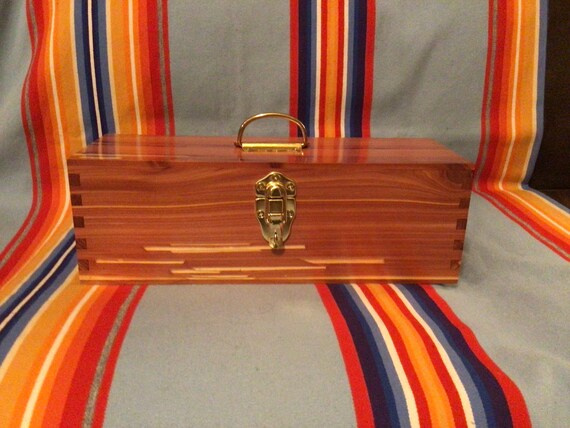 Native American Cedar Feather/ Church/peyote/fan Box Osage - Etsy