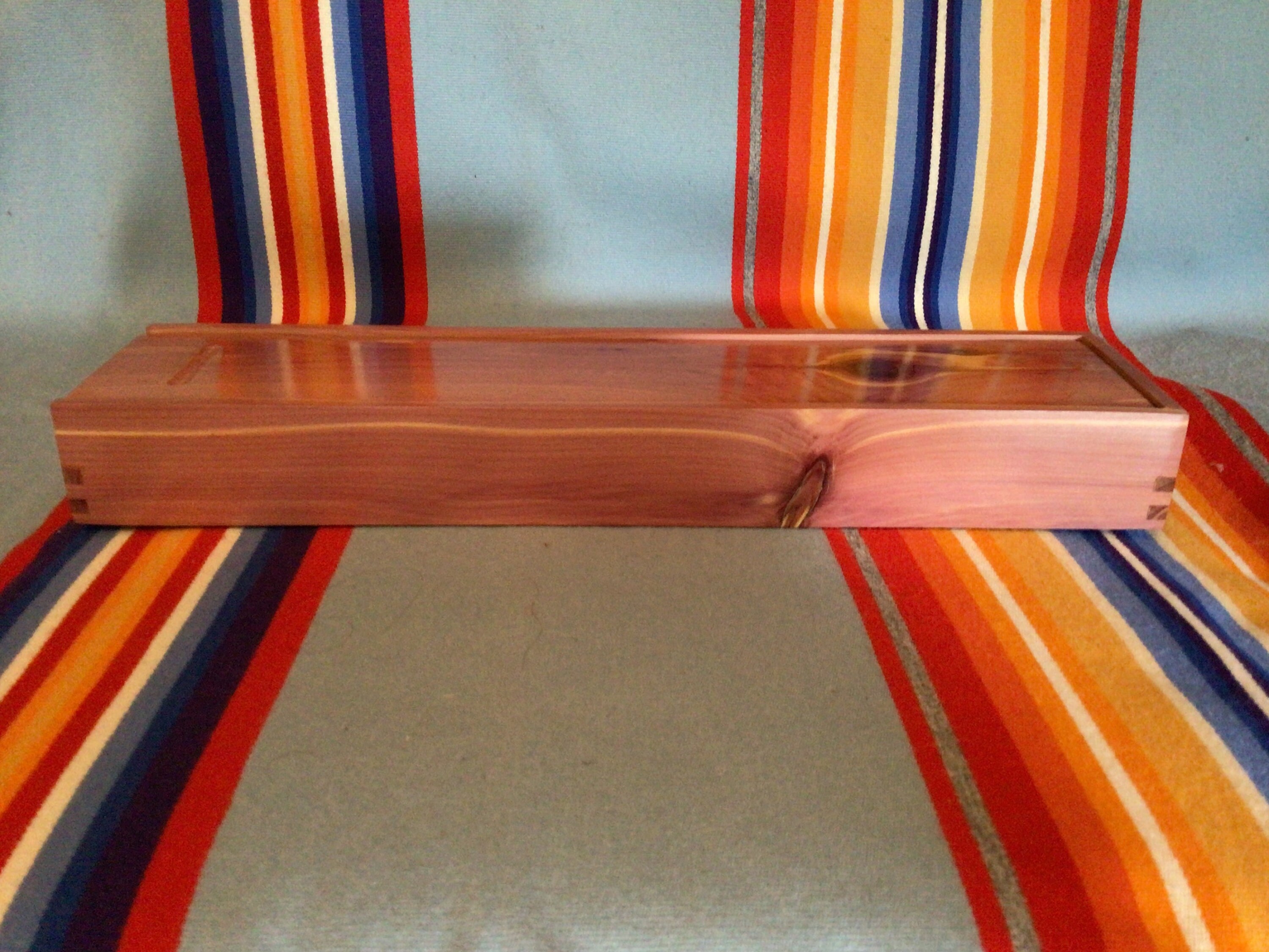 Osage Made Native American Cedar Feather Box for Storing Eagle, Roach ...