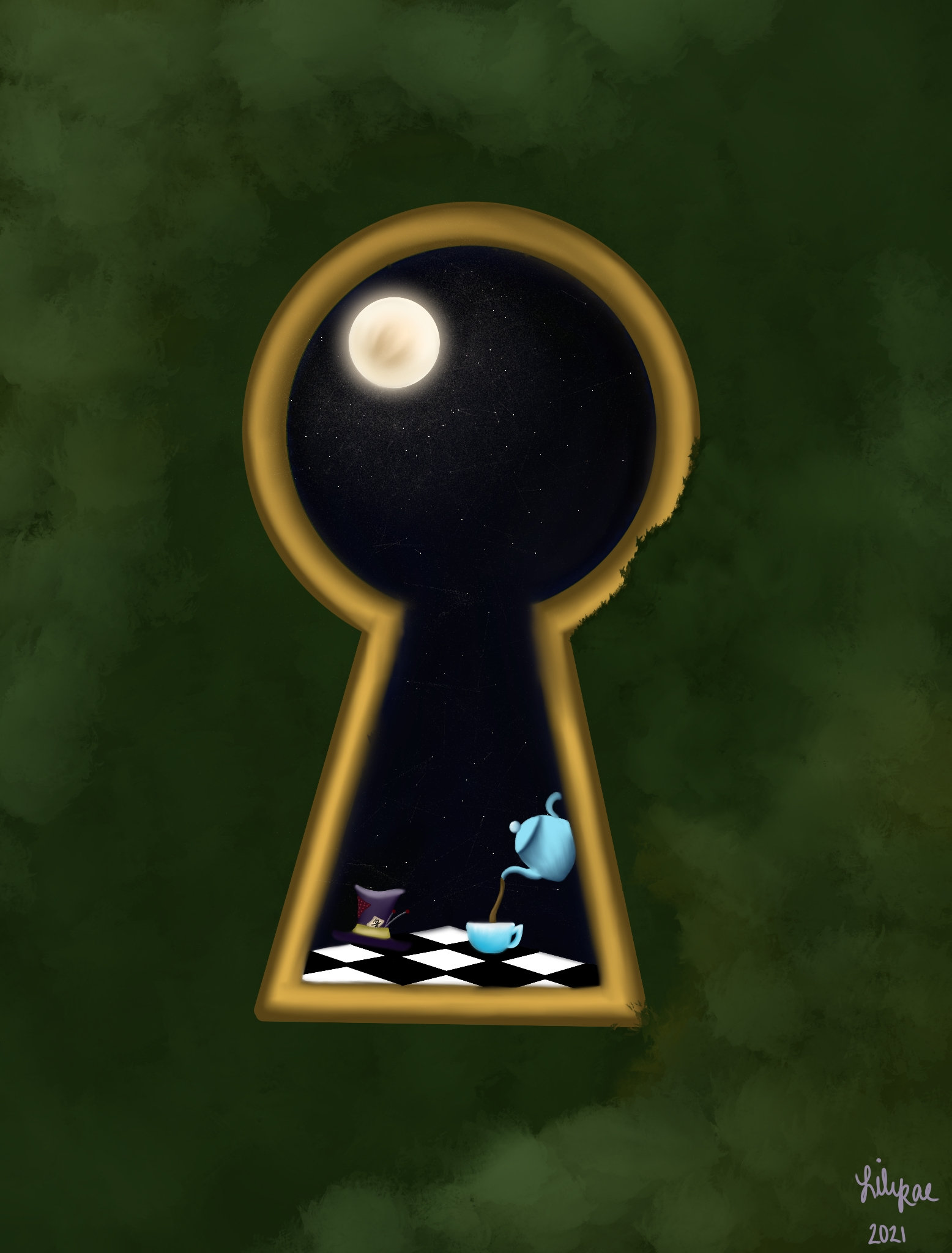 Through The Keyhole Alice