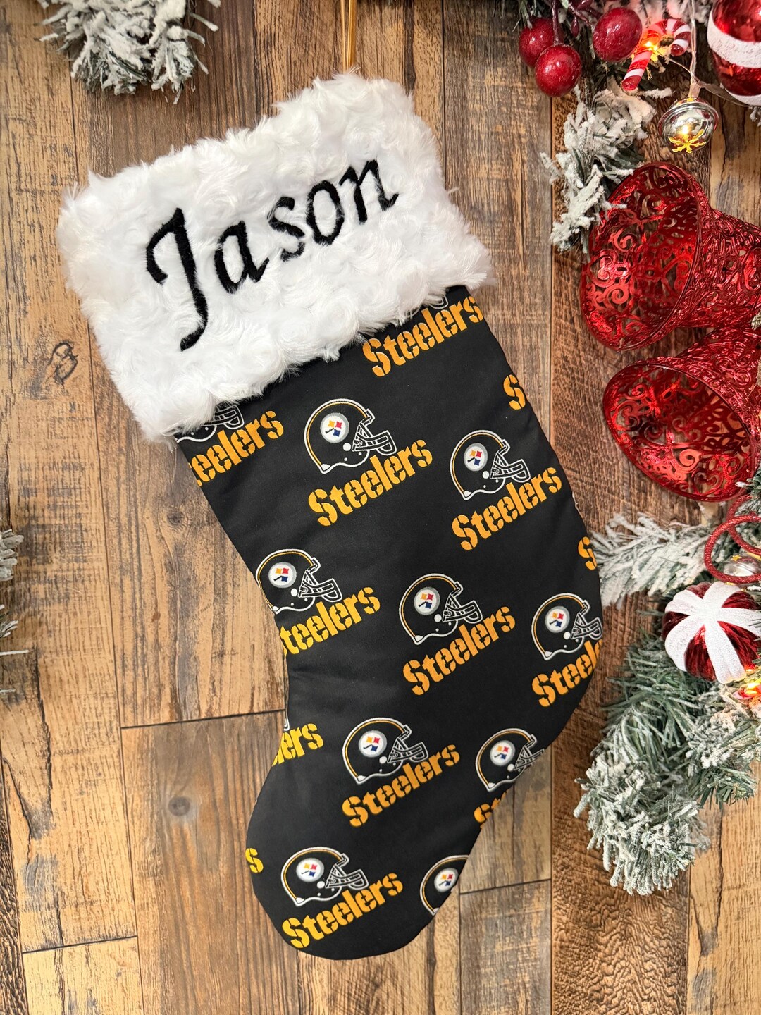 Pittsburgh Steelers Football Team Quilted 16 Inches Tall Personalized ...