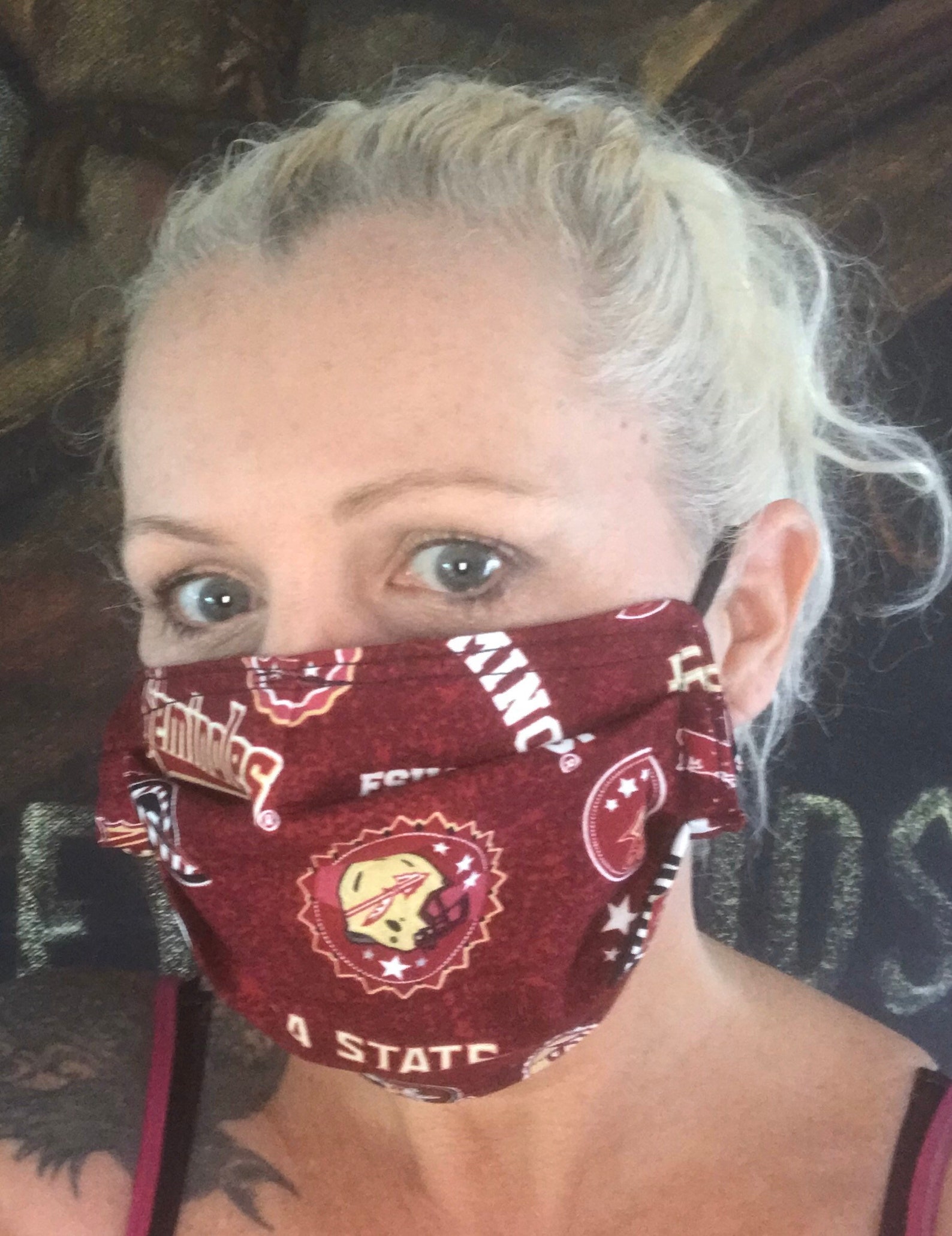 Florida State University Seminoles Football Team Double Layer Cotton ...